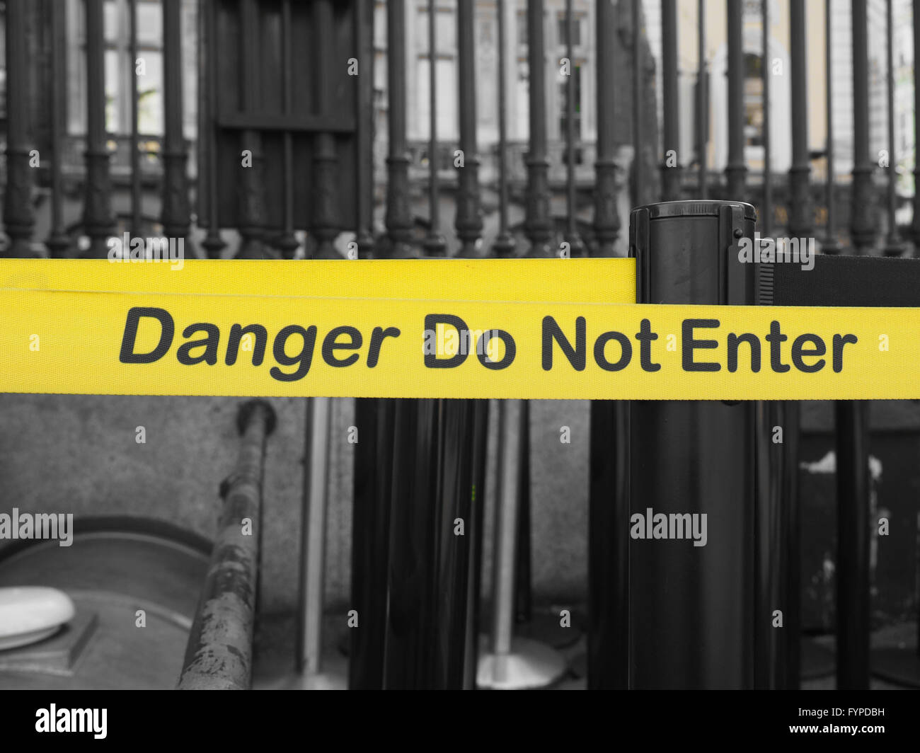 Danger do not enter sign Stock Photo - Alamy