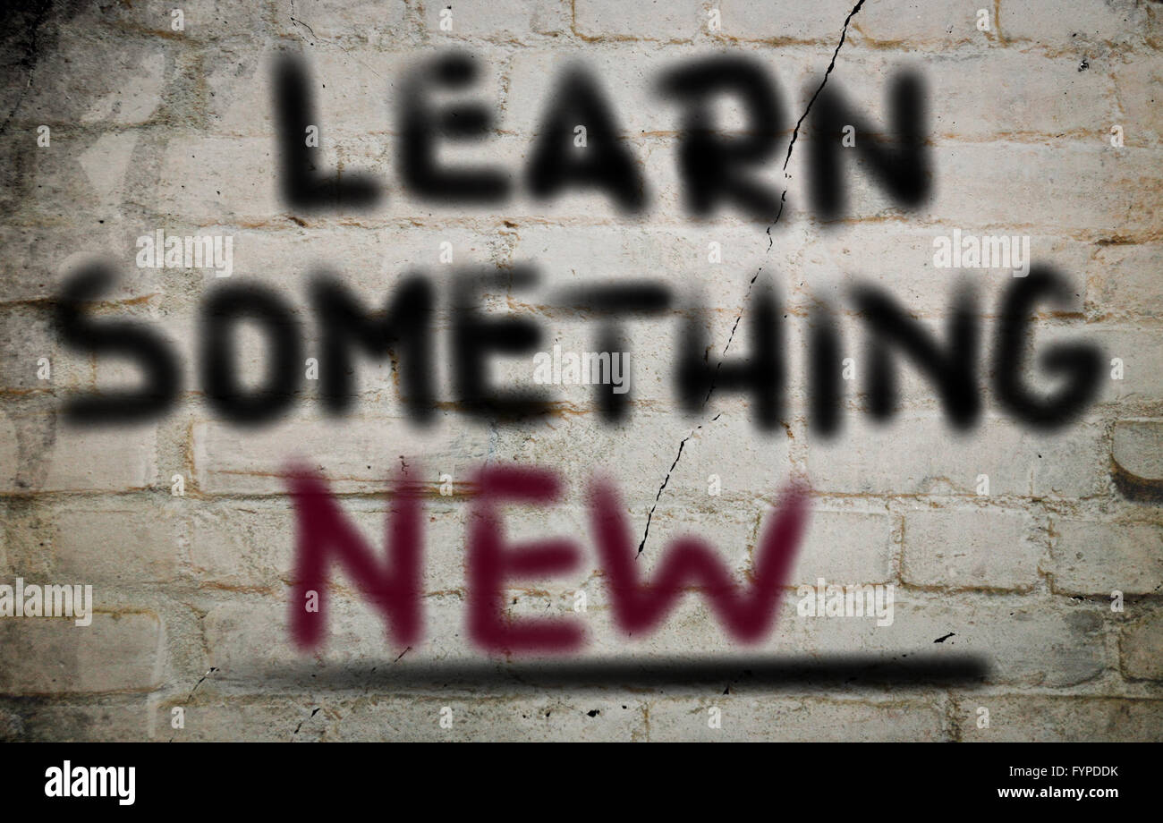 Learn Something New Concept Stock Photo - Alamy