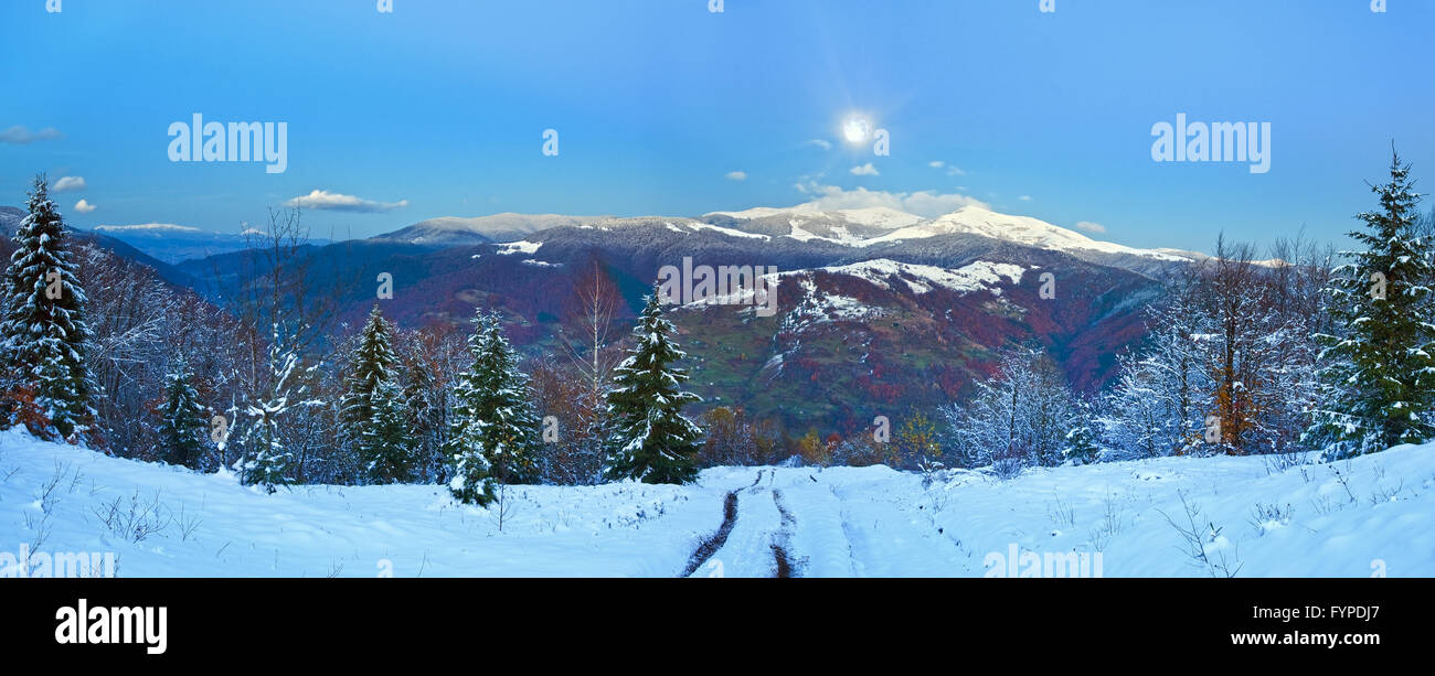 Moonlight mountain hi-res stock photography and images - Alamy