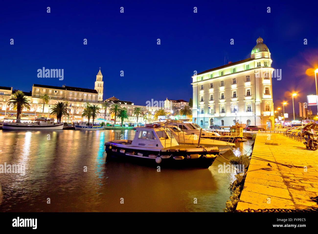 Split croatia riva evening hi-res stock photography and images - Alamy