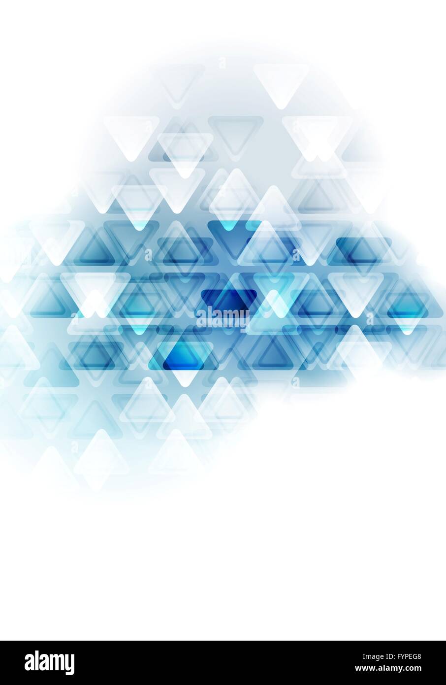 Blue white tech vector triangles design Stock Photo - Alamy