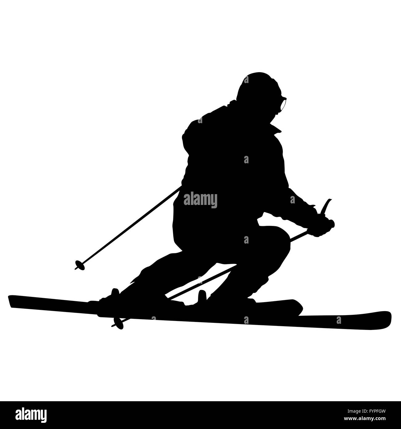 Slope training Cut Out Stock Images & Pictures - Alamy