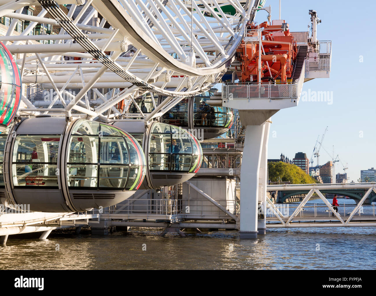 London eye pier hi-res stock photography and images - Alamy
