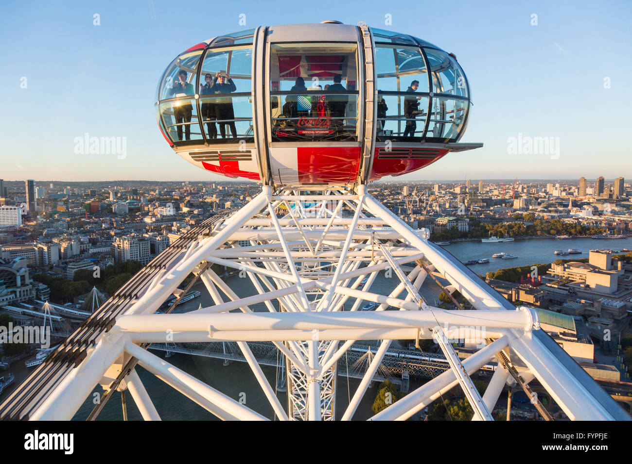 Aerial photo london eye hi-res stock photography and images - Alamy