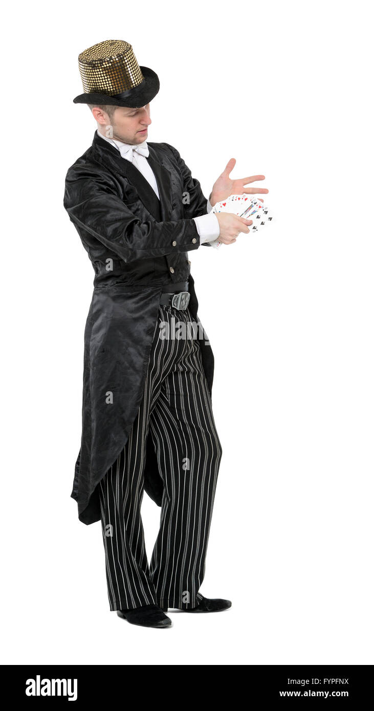 Illusionist performance Cut Out Stock Images & Pictures - Alamy