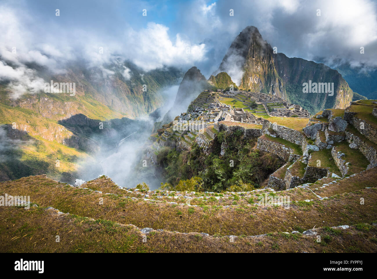 Machu Picchu, UNESCO World Heritage Site. One of the New Seven Wonders ...
