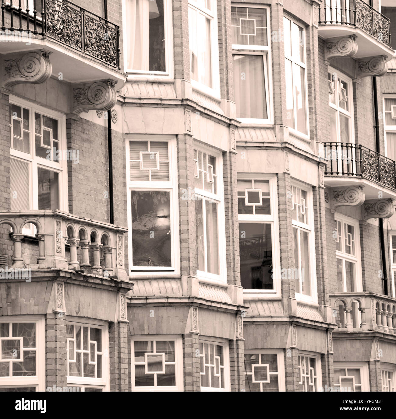 window in europe london old red brick wall and historical Stock Photo ...