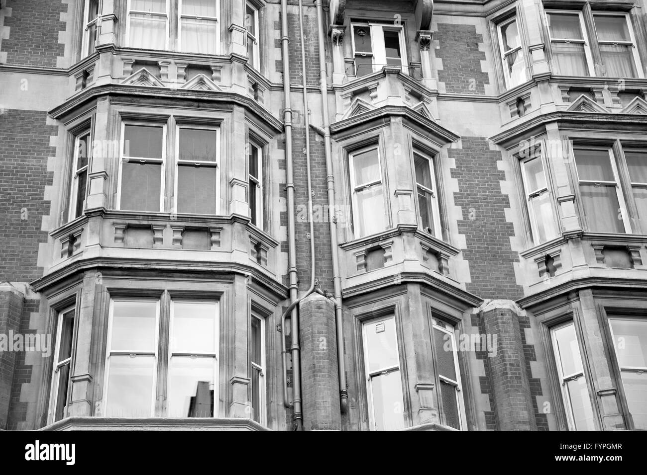 window in europe london old red brick wall and historical Stock Photo ...