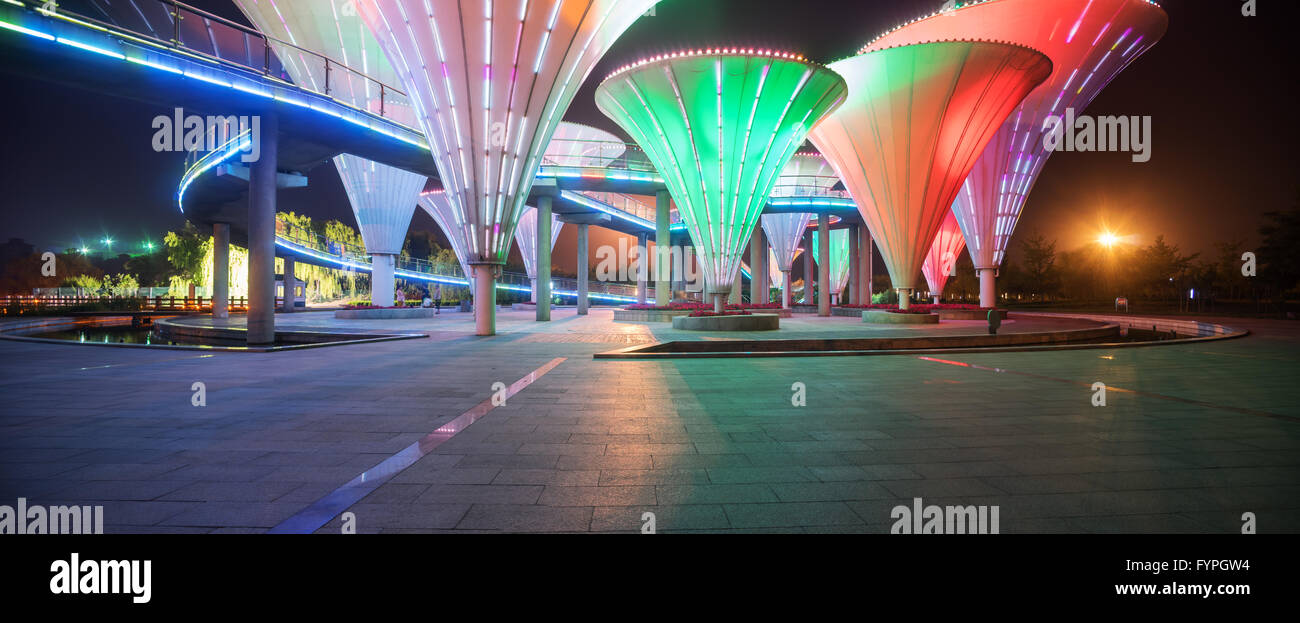 nightscape of park Stock Photo - Alamy