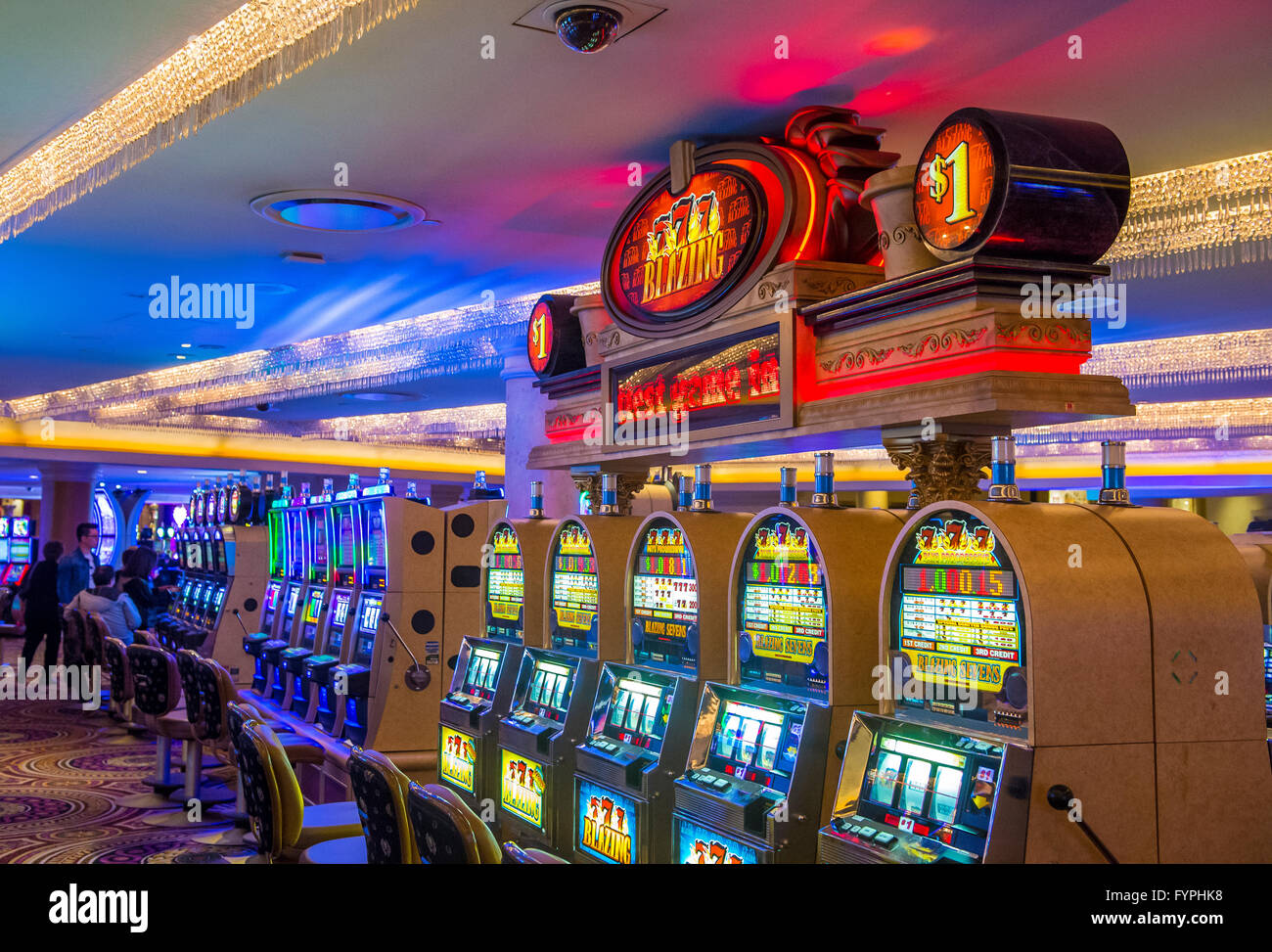 The Caesars Palace hotel and casino interior Stock Photo - Alamy