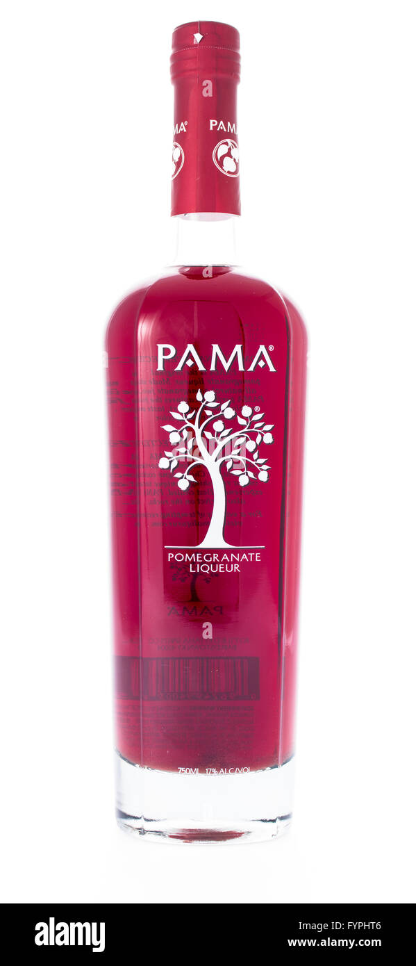 Pomegranate cocktail Cut Out Stock Images & Pictures - Alamy