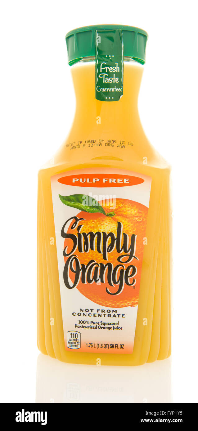 Simply Orange Juice Bottle