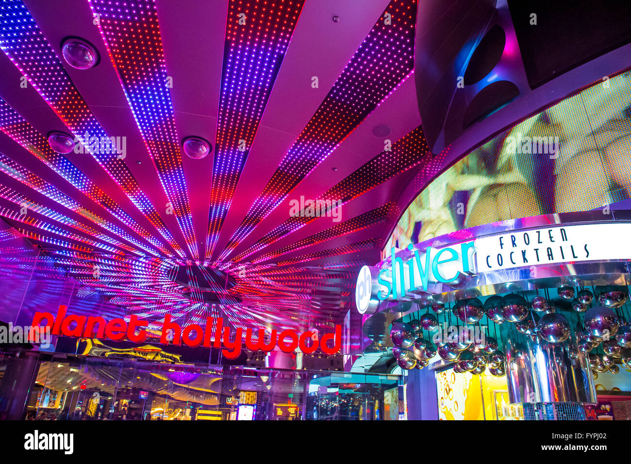 The Planet Hollywood casino in Las Vegas Stock Photo - Alamy