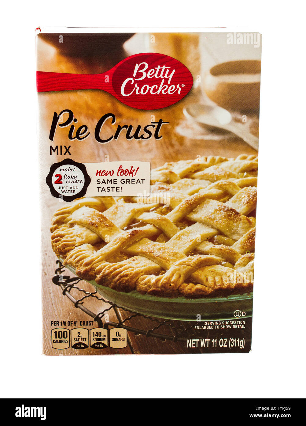 Winneconne, WI - 5 February 2015: Box of Betty Crocker Pie Crust Mix ...