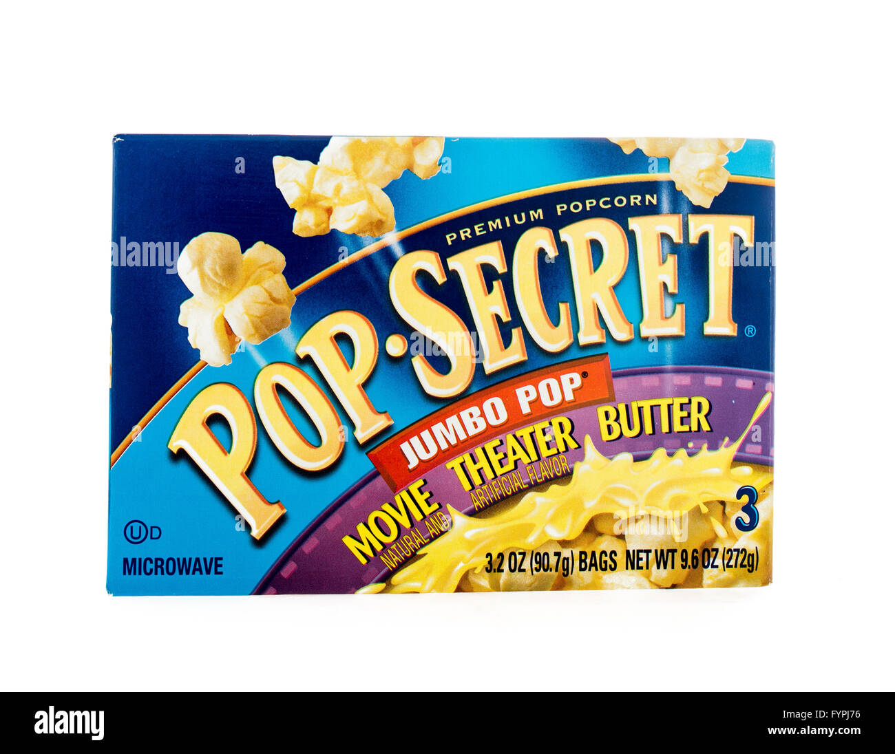 Winneconne, WI - 4 February 2015: Box of Pop Secret Jumbo Pop Movie ...