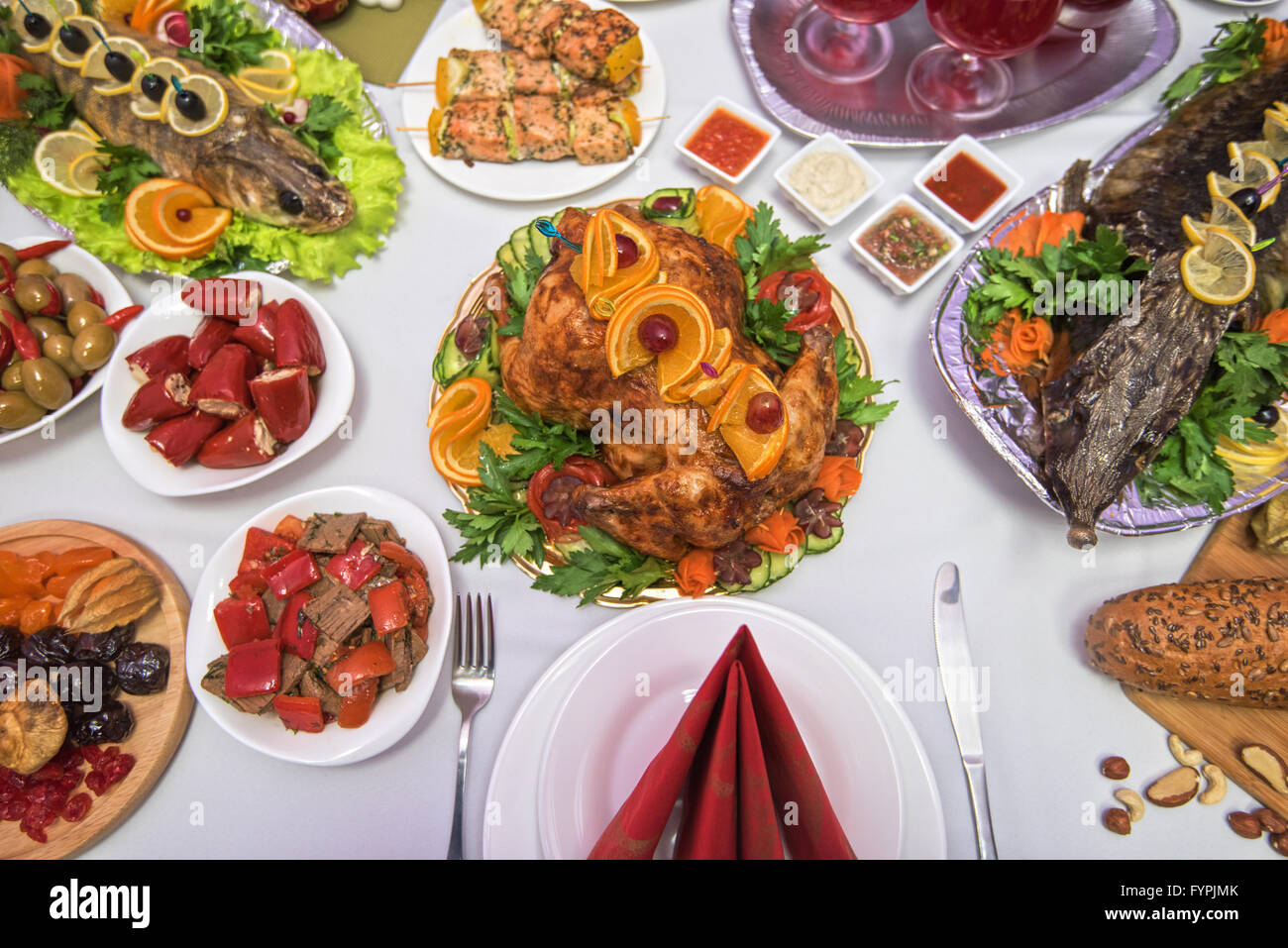 Festive food and drink hi-res stock photography and images - Alamy
