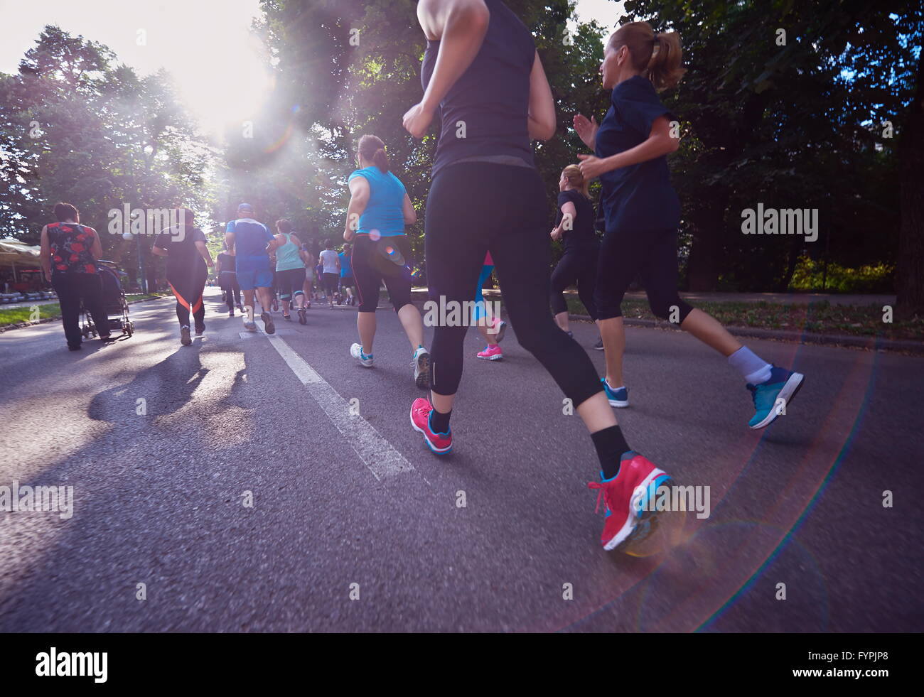 people group jogging Stock Photo - Alamy