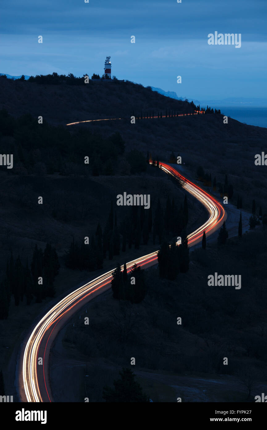 Lighthouse and traffic lights crimea hi-res stock photography and ...