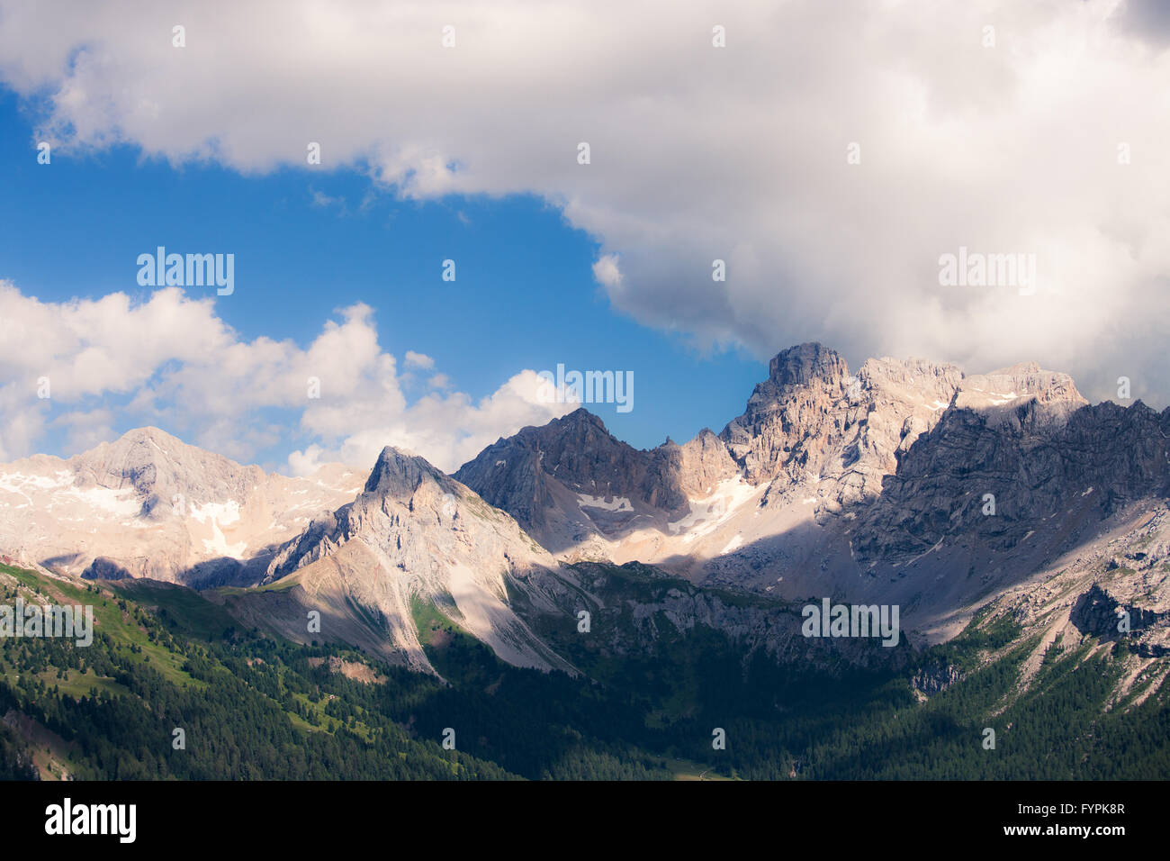 Alpine mountains landscape Stock Photo - Alamy