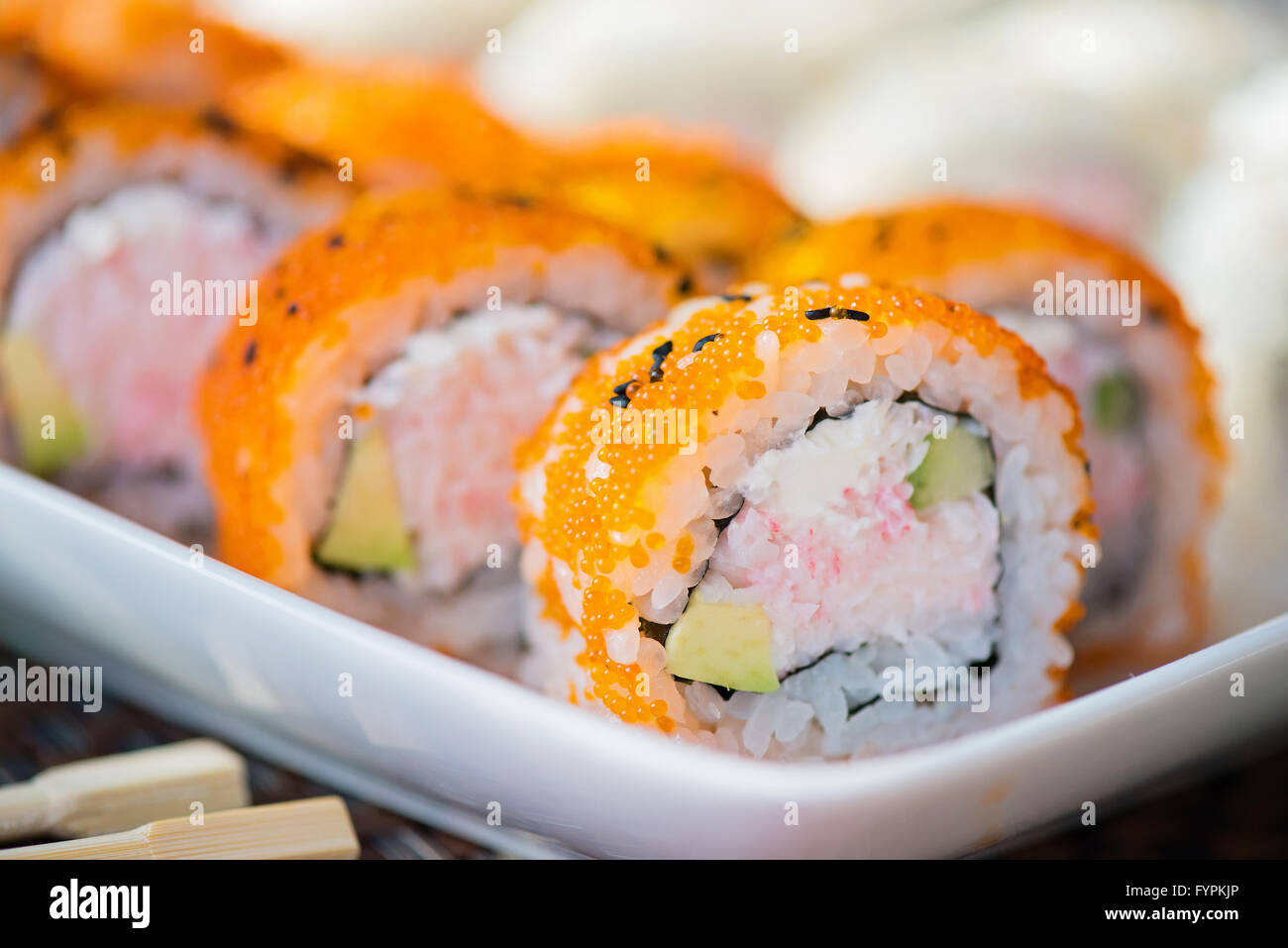 California maki hi-res stock photography and images - Alamy