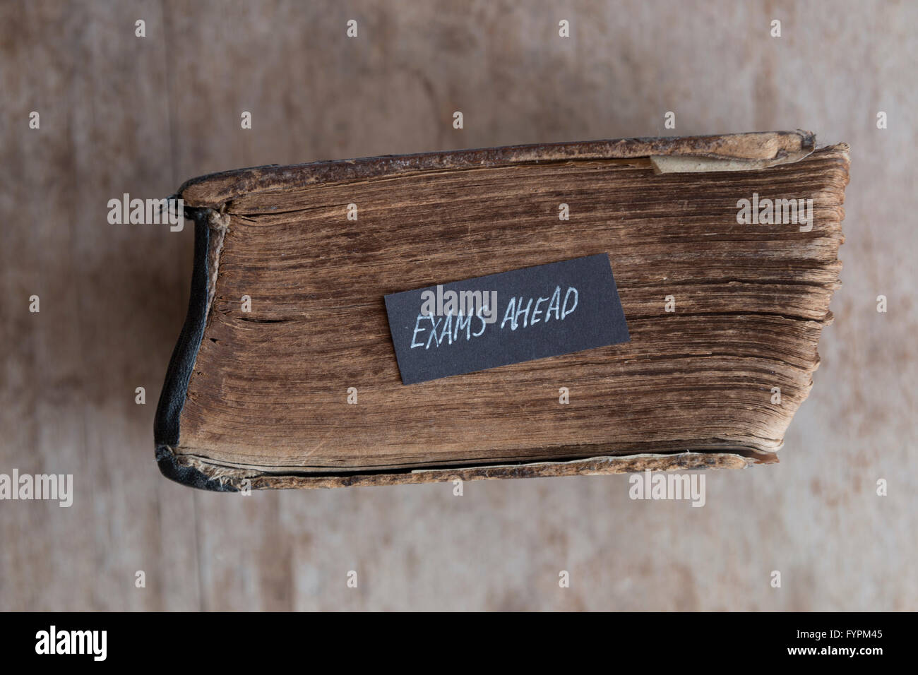 EXAMS AHEAD idea. Concept exam, testing Stock Photo - Alamy