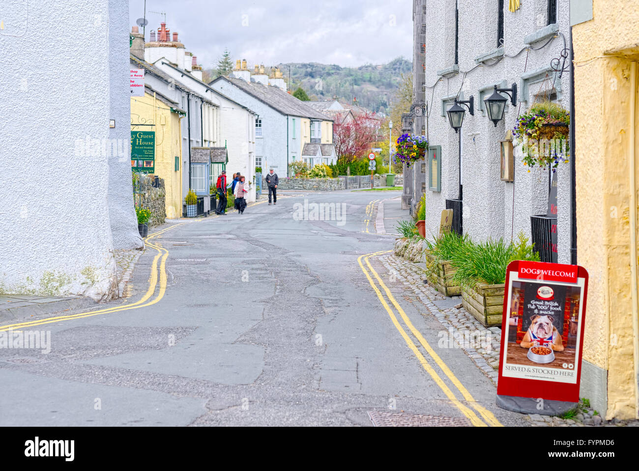 Lake district street scene hi-res stock photography and images - Alamy
