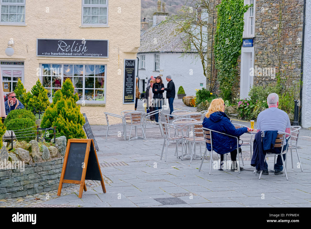 Lake district street scene hi-res stock photography and images - Alamy