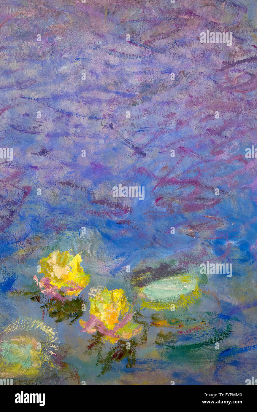 Nympheas, Water Lilies, by Claude Monet, 1918-1926, Musee de L ...