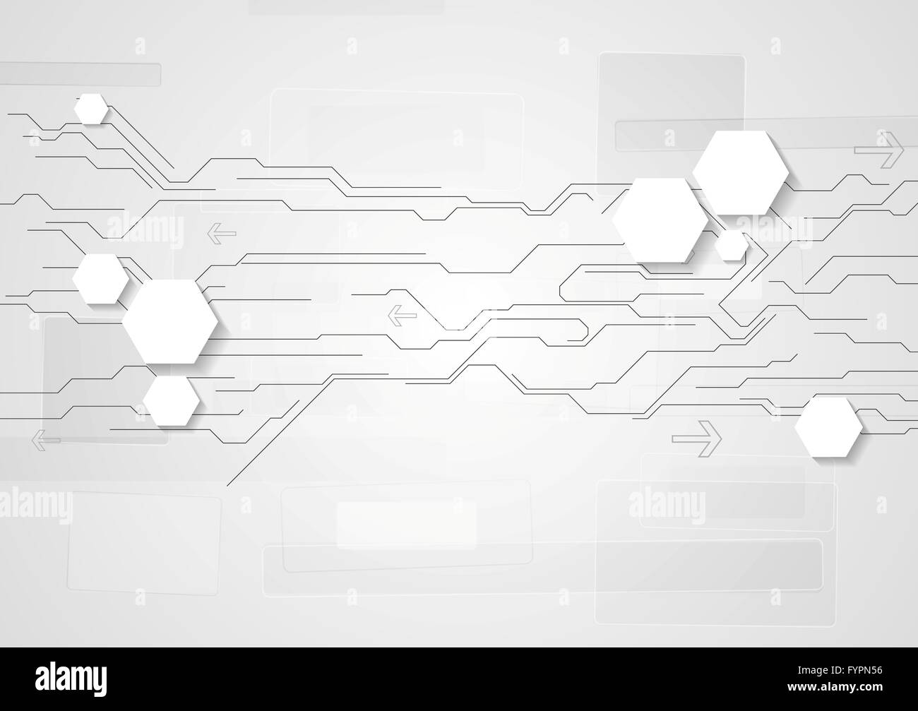 Grey light technology background Stock Photo - Alamy