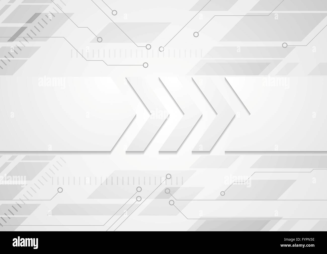 Tech grey abstract background with big arrows Stock Photo - Alamy