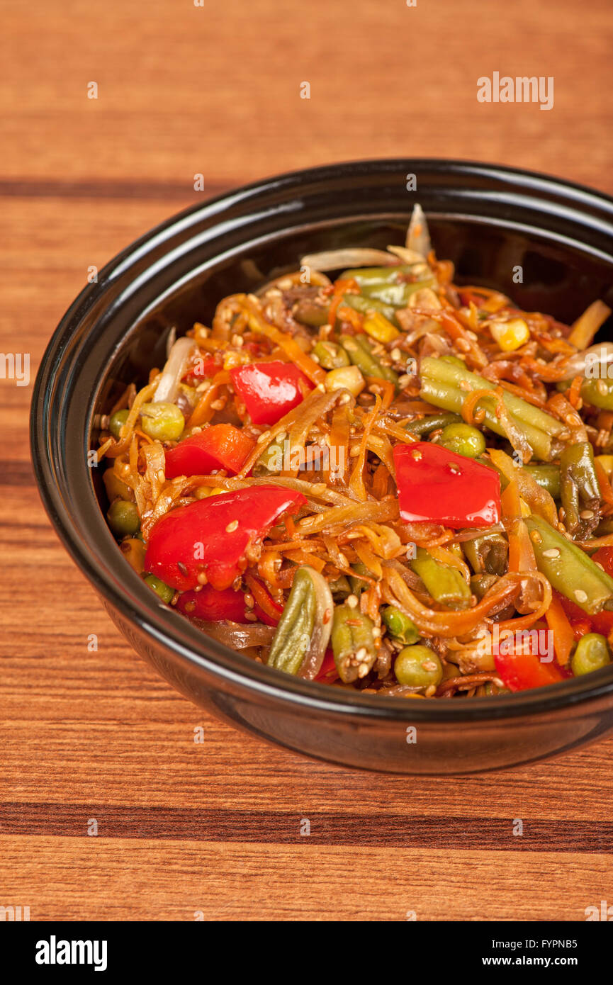 warm vegetable salad Stock Photo - Alamy