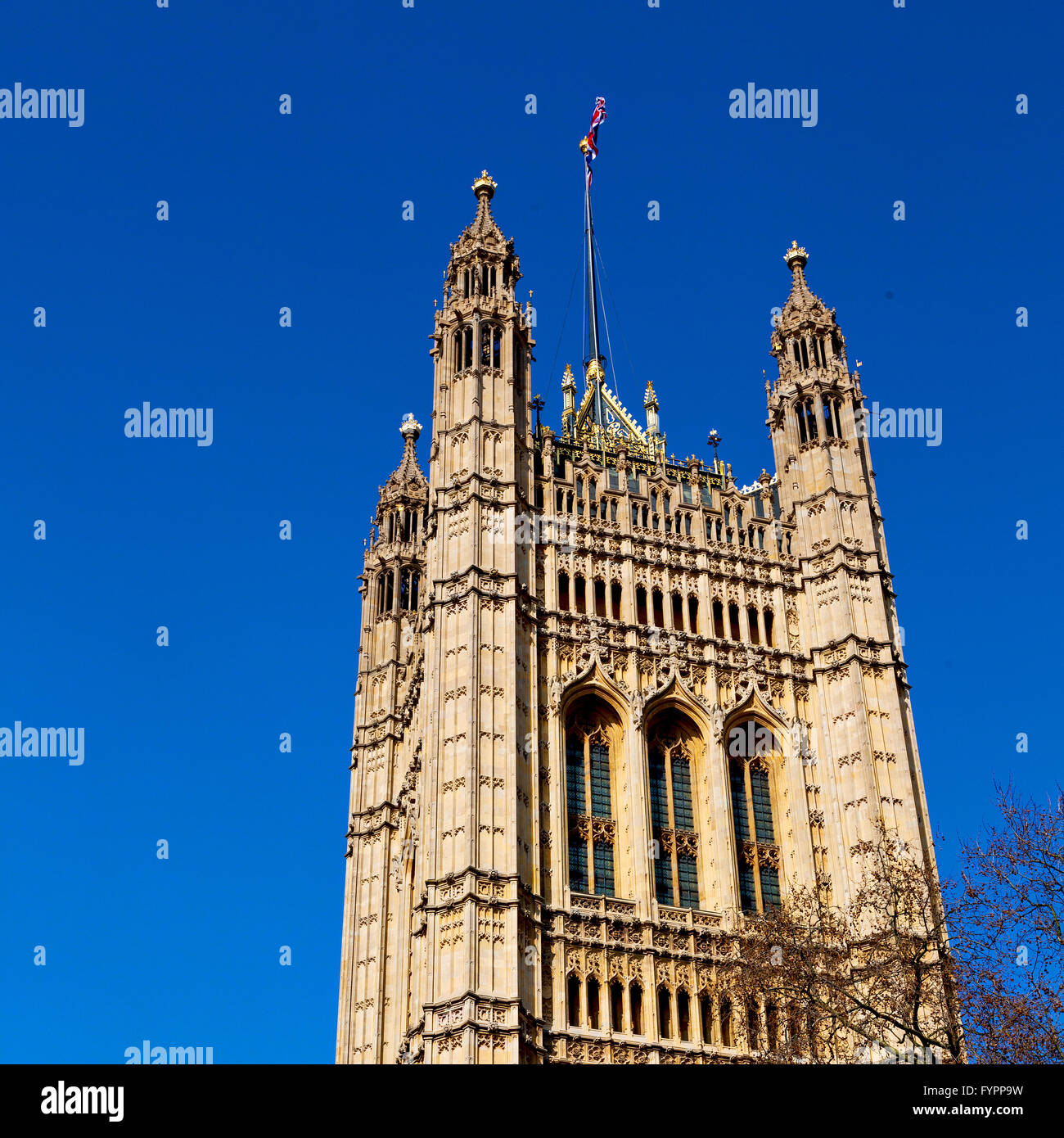 in london old historical parliament glass window structure and sky ...