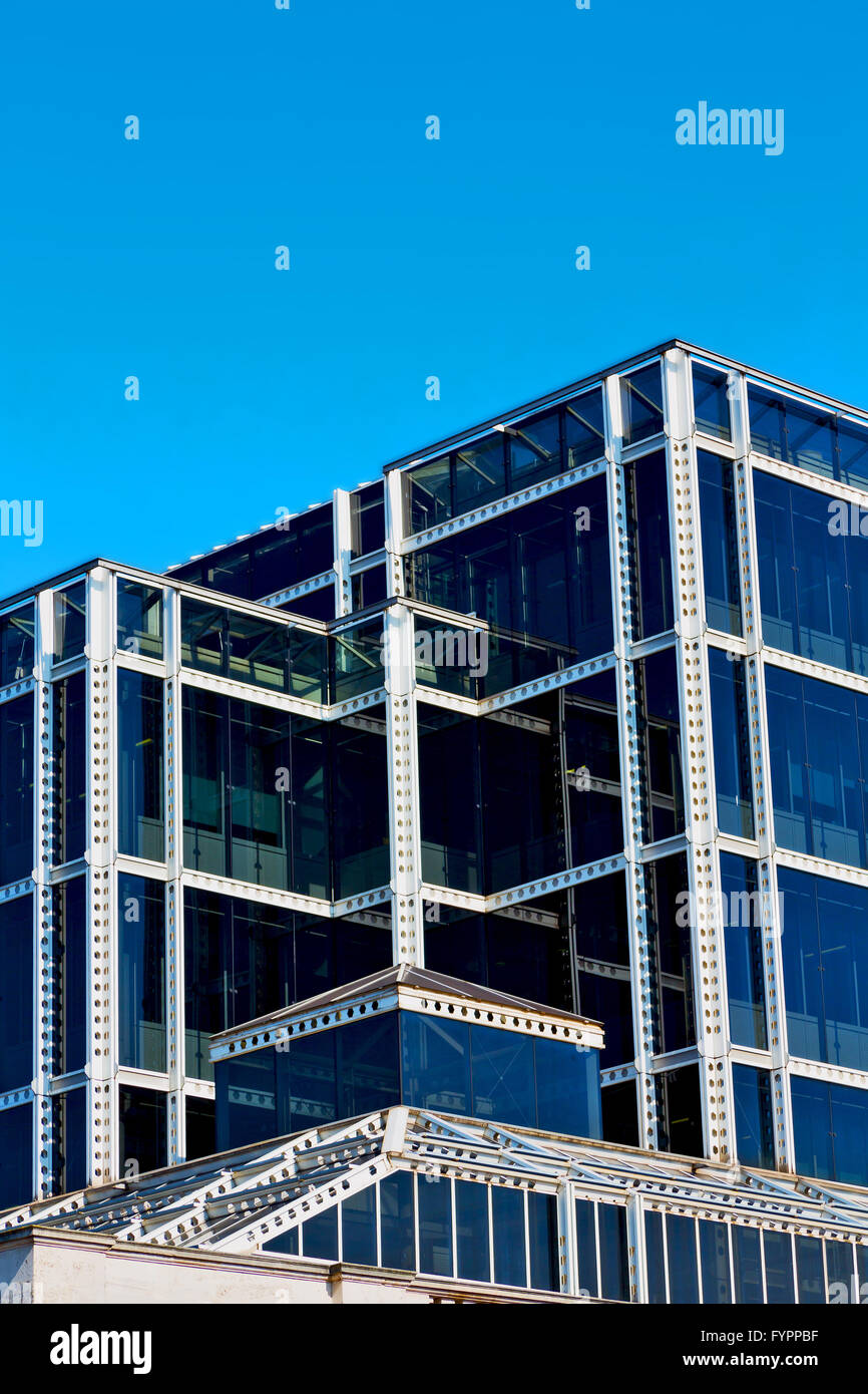 windows in the city of london skyscraper building Stock Photo - Alamy
