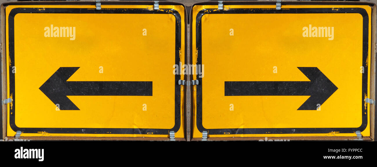 Direction arrow sign Stock Photo - Alamy