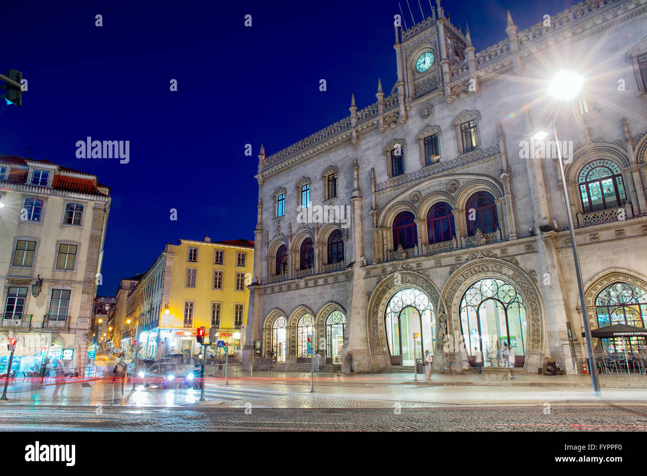 Beautiful rossio train station hi-res stock photography and images - Alamy