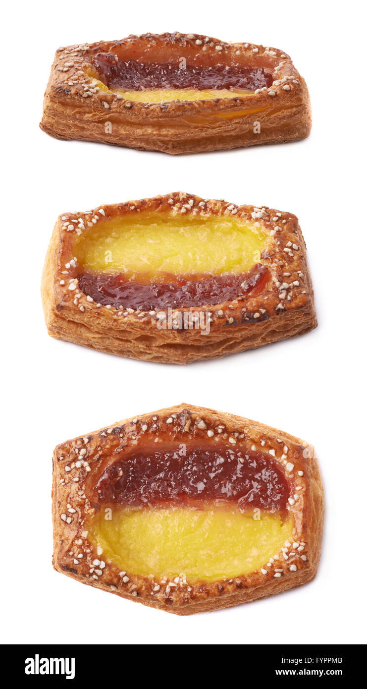 Sweet bread bun pastry isolated Stock Photo - Alamy