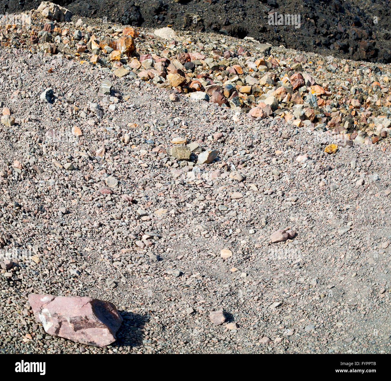 volcanic land in europe santorini greece sky and mediterranean sea ...