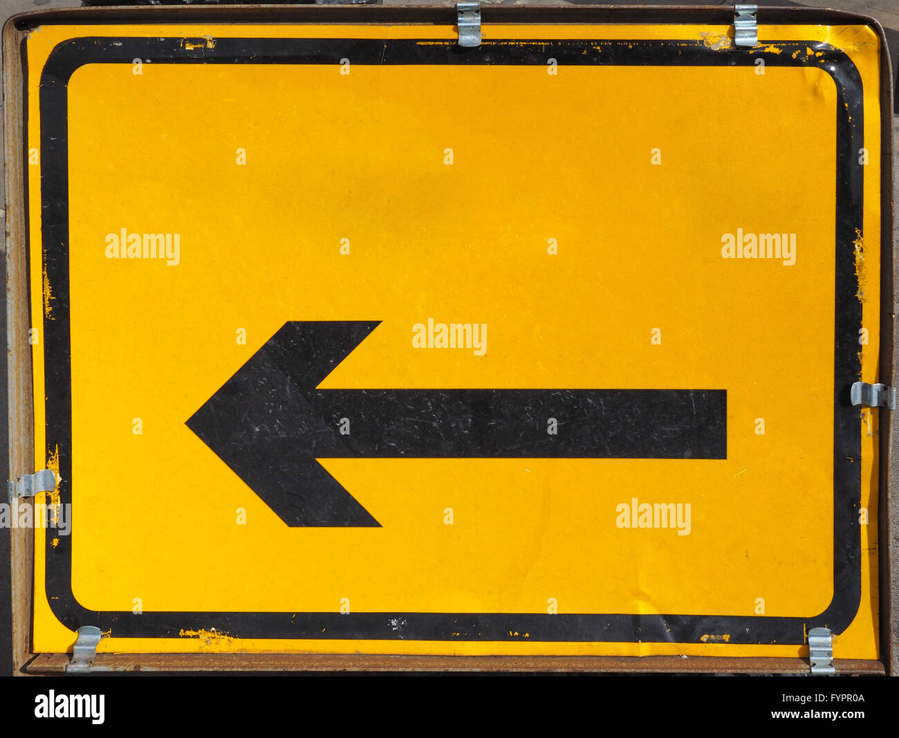 Direction arrow sign Stock Photo - Alamy