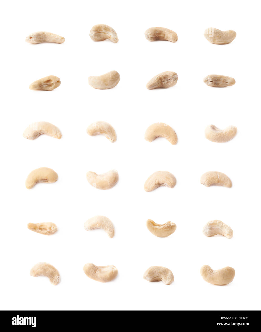 Single cashew nuts isolated Stock Photo - Alamy