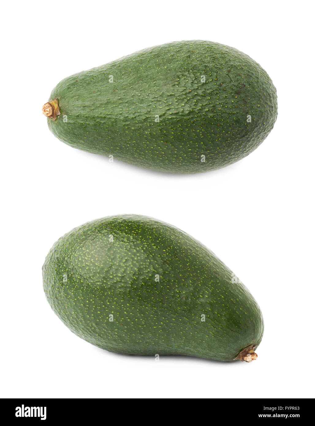 Single ripe avocado fruit isolated Stock Photo - Alamy