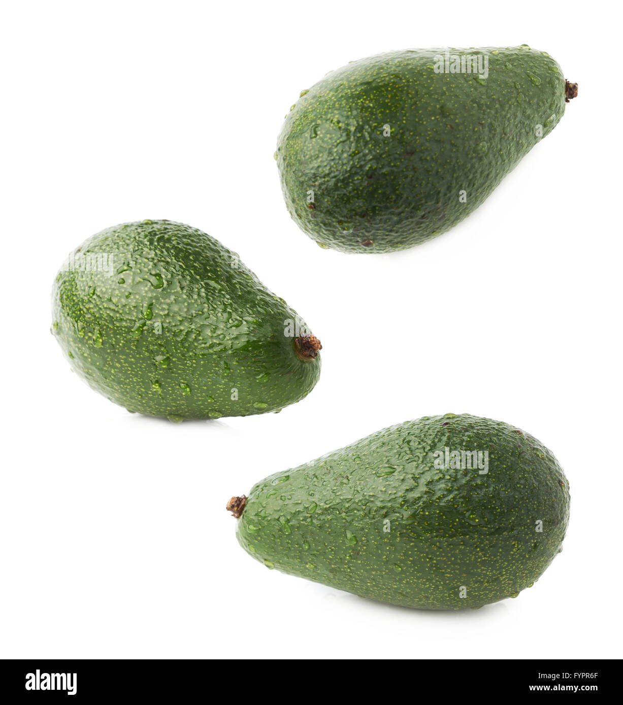Single ripe avocado fruit isolated Stock Photo - Alamy