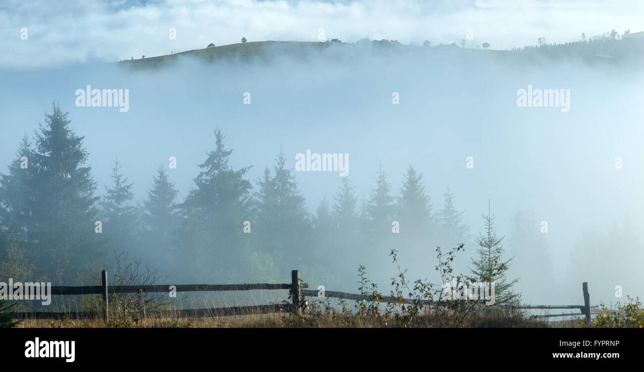 Mist and mountains Stock Photo - Alamy