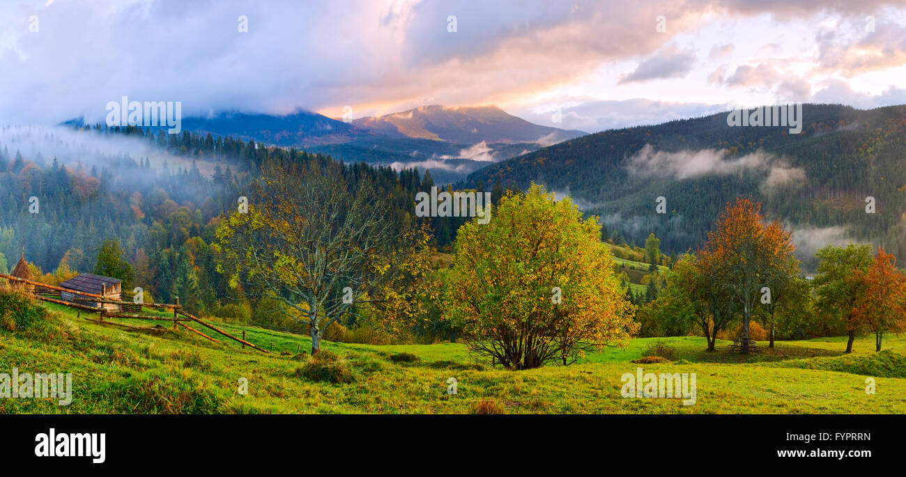 Daybreak in mountain Stock Photo - Alamy