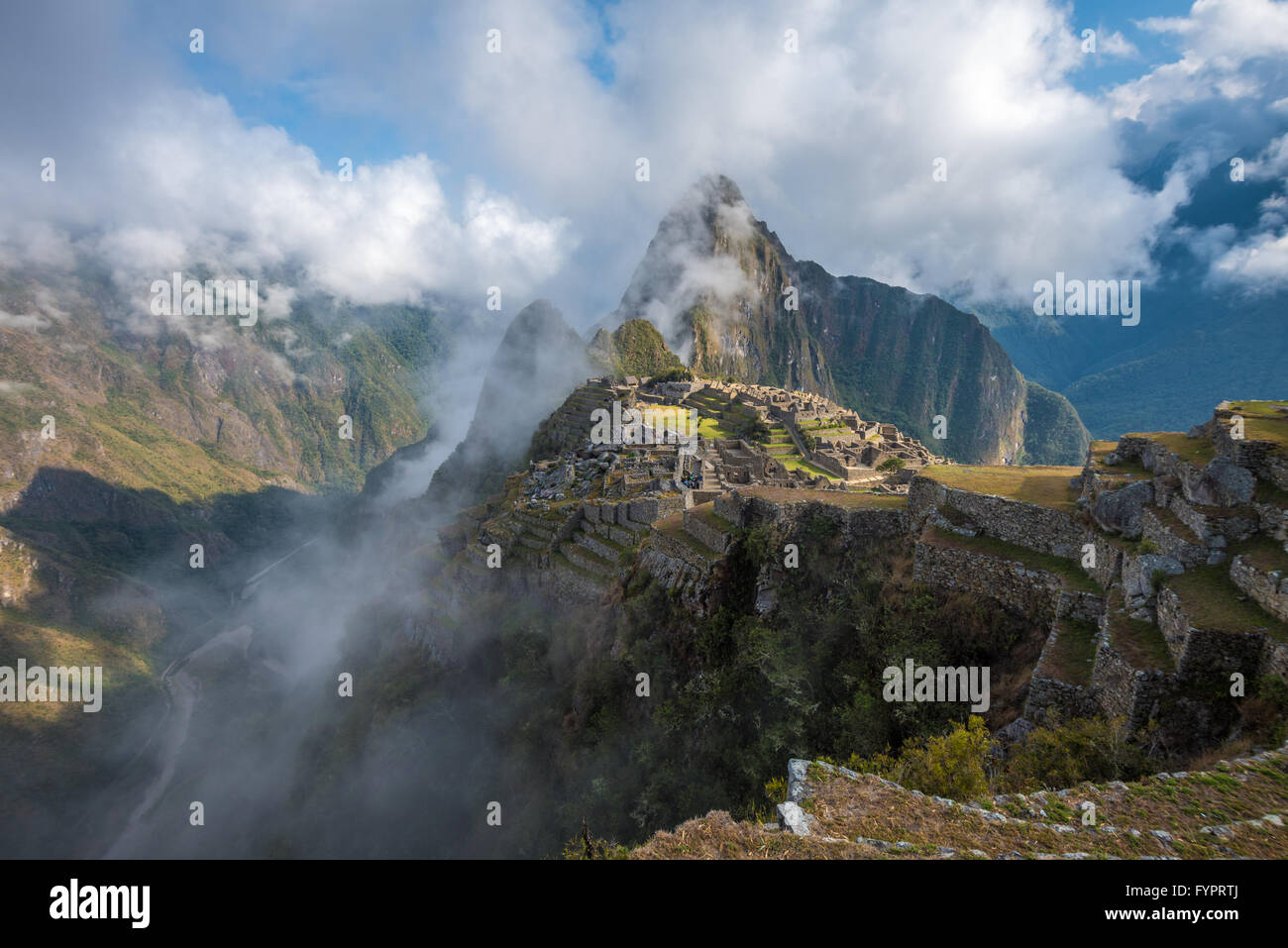Machu Picchu, UNESCO World Heritage Site. One of the New Seven Wonders ...