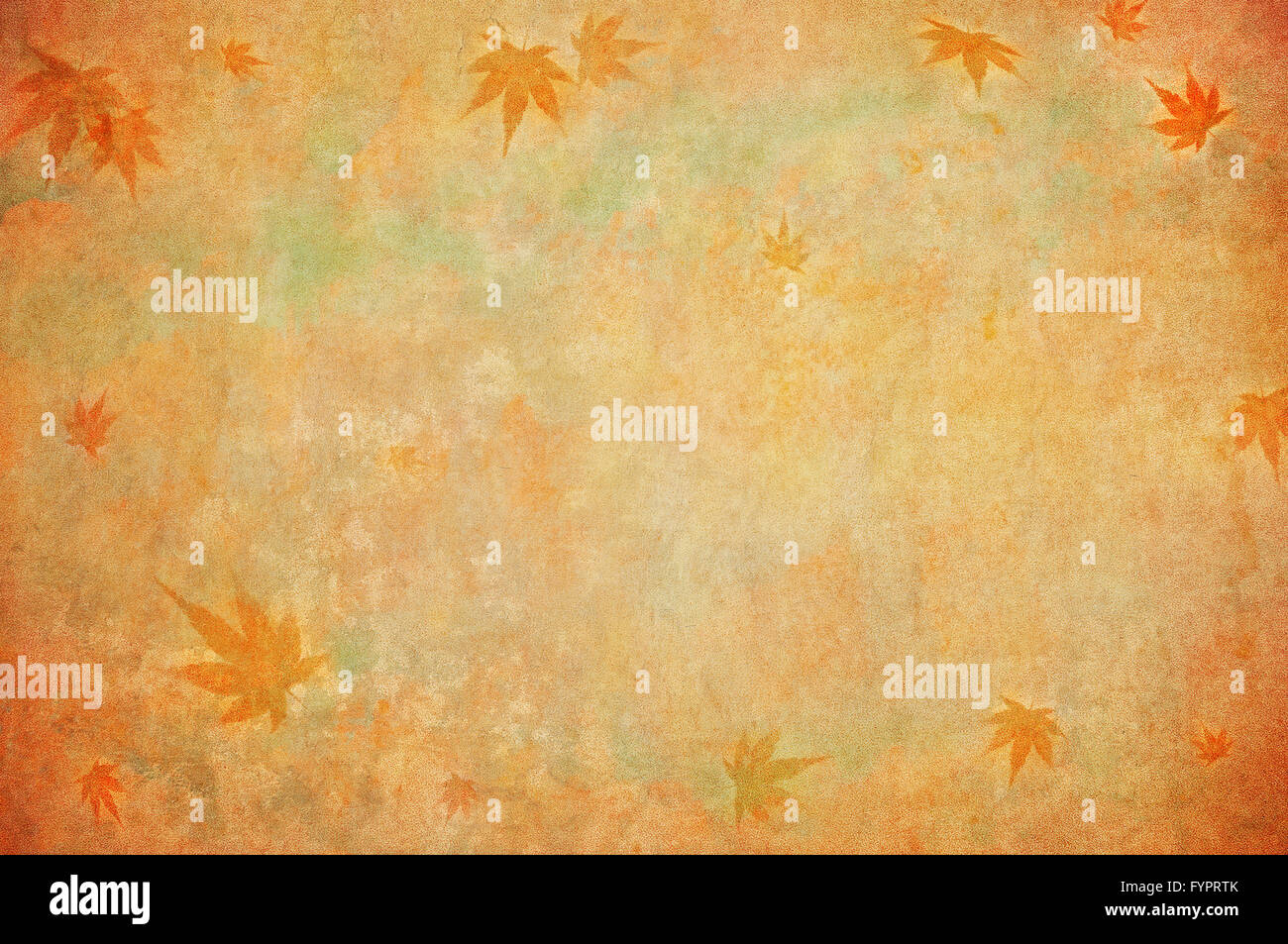 grunge background with autumn leaves Stock Photo - Alamy