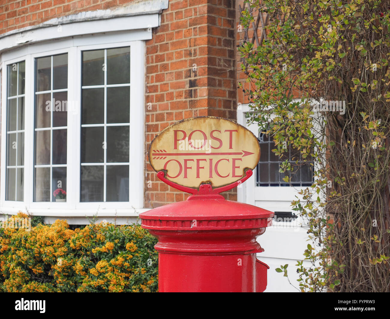 Post office sign Stock Photo - Alamy