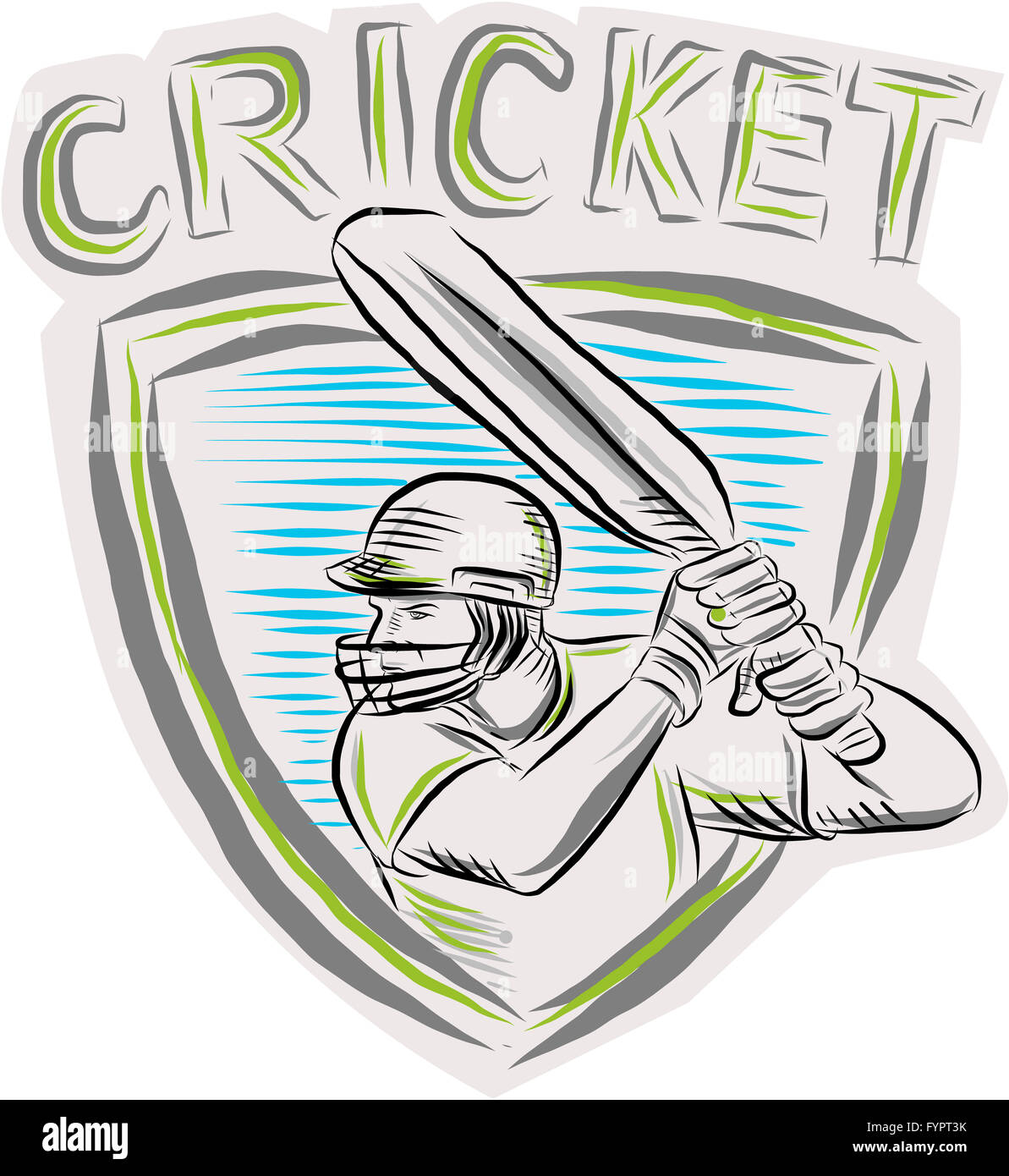 Drawing batsman hi-res stock photography and images - Alamy
