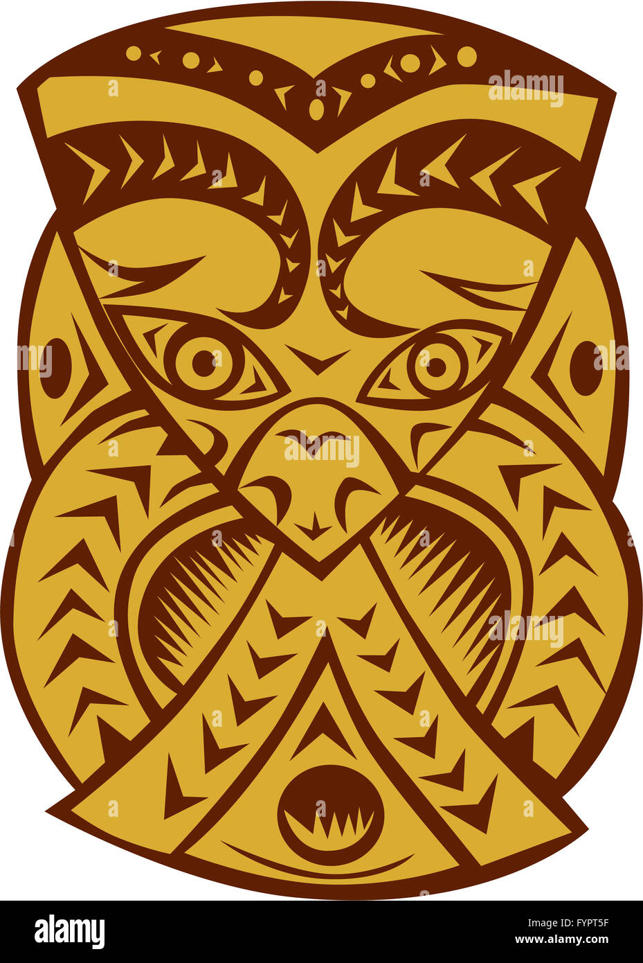 Maori mask hi-res stock photography and images - Alamy