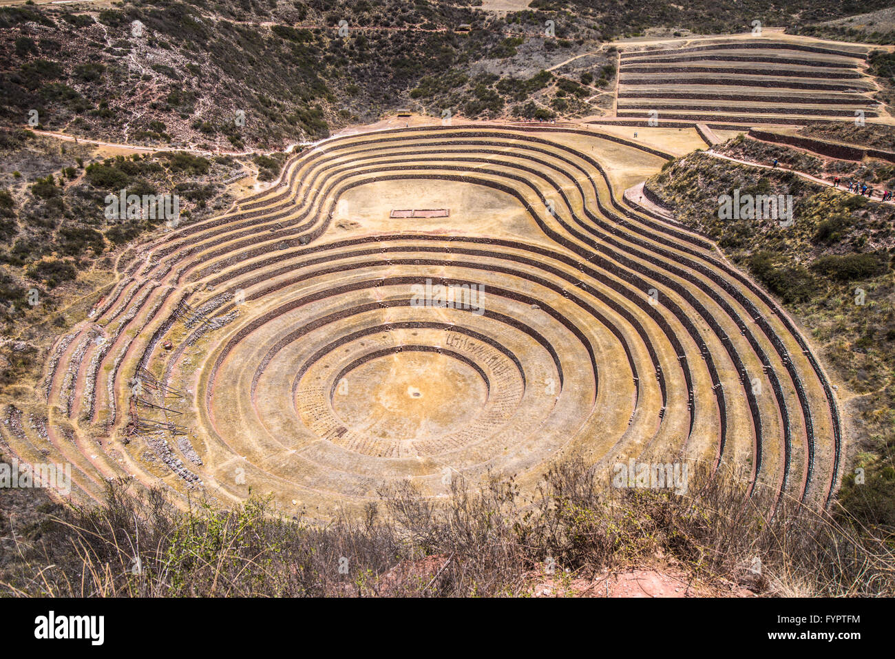 Moray, an archaeological site near Cusco, Peru Stock Photo - Alamy