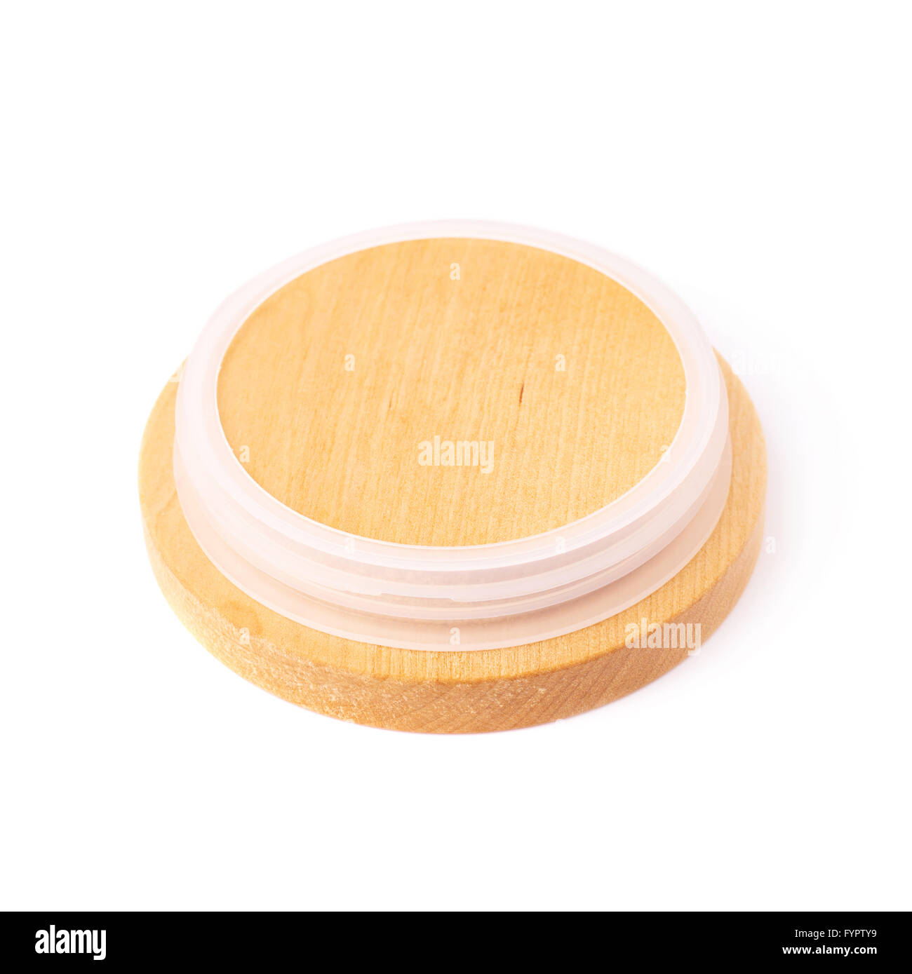 Wooden lid top cover isolated over white background Stock Photo - Alamy